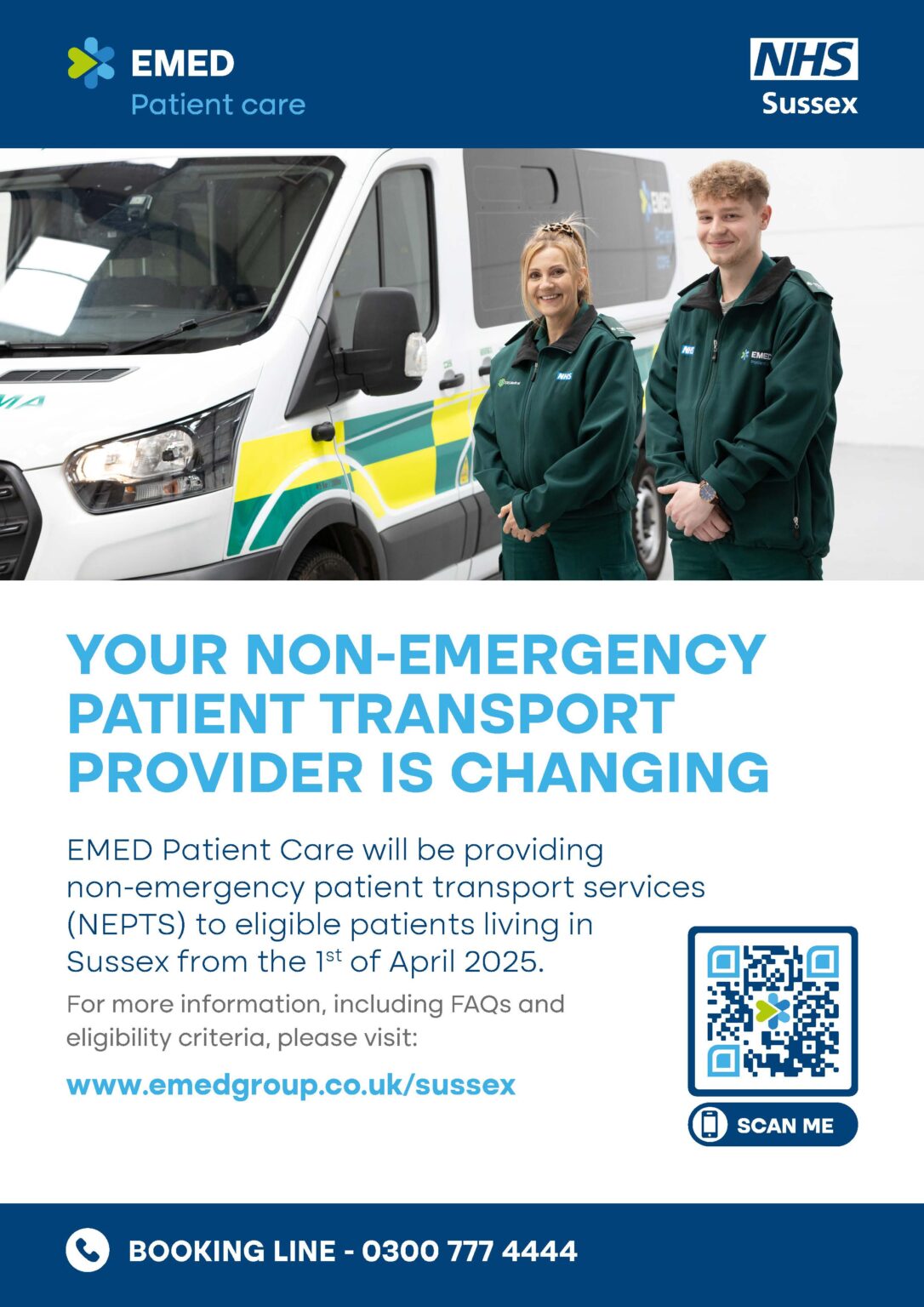Patient Transport – East Sussex MSK Community Partnership